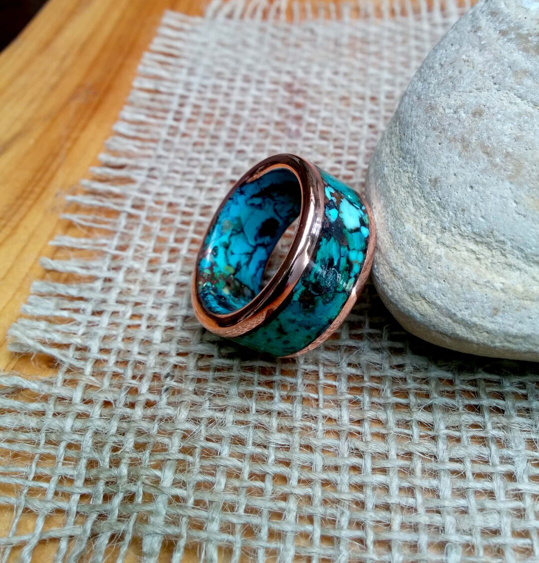 Marbled Copper Band. 10, 12 Mm Wide. 4mm Thickness. - Etsy