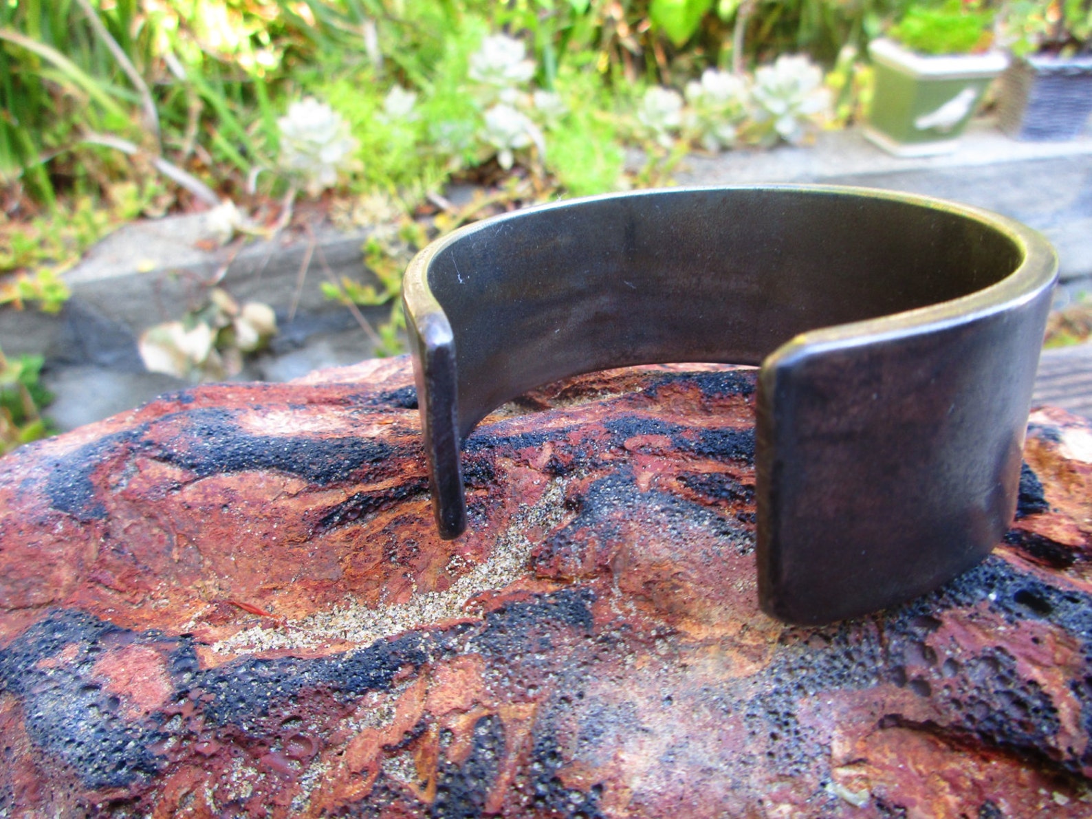 Black Stainless Heavy Cuff Bracelet. 3.25mm X 25mm Thick and Wide. - Etsy