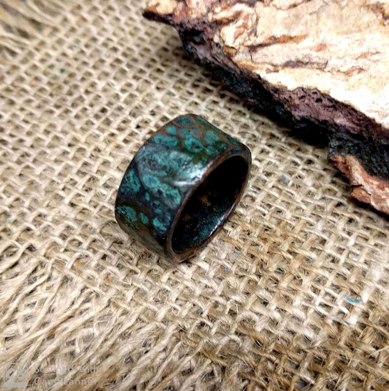 Rustic Black Copper Ring. 2.5 3 Mm Thickness. | Etsy