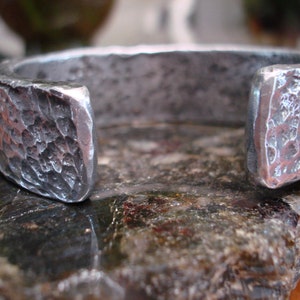 Hammered 5mm Heavy Aluminum Cuff. 5mm Thick . 20mm Wide. - Etsy