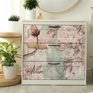 Old Wall Words Vintage Decoupage - Decoupage Art - Large Size Rice ...