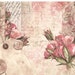 Red Vintage Decoupage - Decoupage Art - Large Size Rice Paper for ...