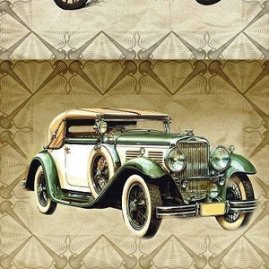 Vintage Car Rolls Royce Decorative Decoupage Paper for | Etsy