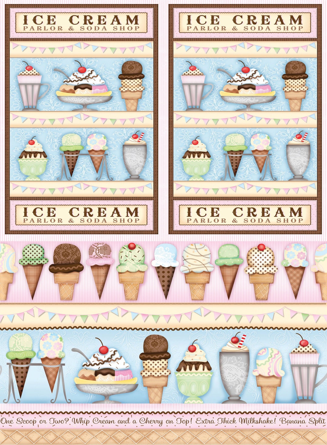 Ice Cream Decoupage Paper - Decoupage Art - Large Size Rice Paper for ...