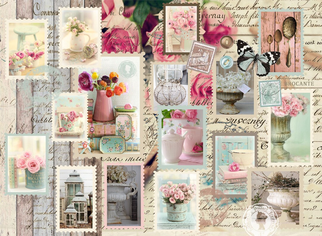 Large Decoupage Paper - Decoupage Art - Rice Paper for Decoupage - Decoupage for Furniture ...