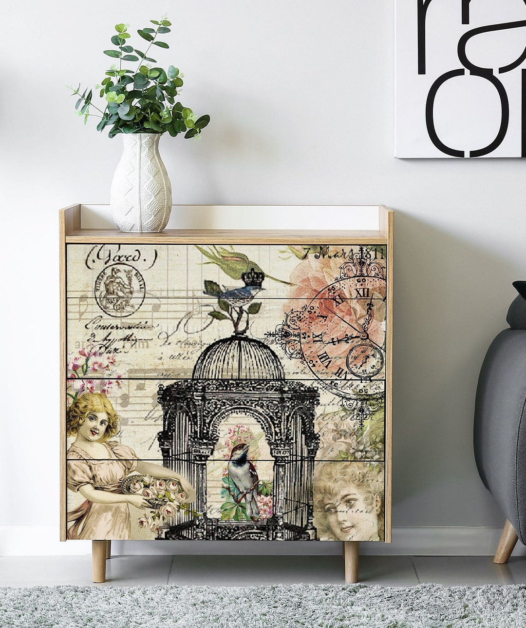 Large Decoupage Paper - Decoupage Art - Rice Paper for Decoupage ...