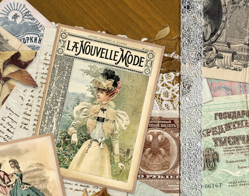 La Nouvelle Mode - Large Rice Paper for Decoupage - Furniture Decoupage ...
