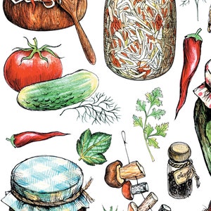 Kitchen Items - Vintage Decoupage Art - Rice Paper for Decoupage ...