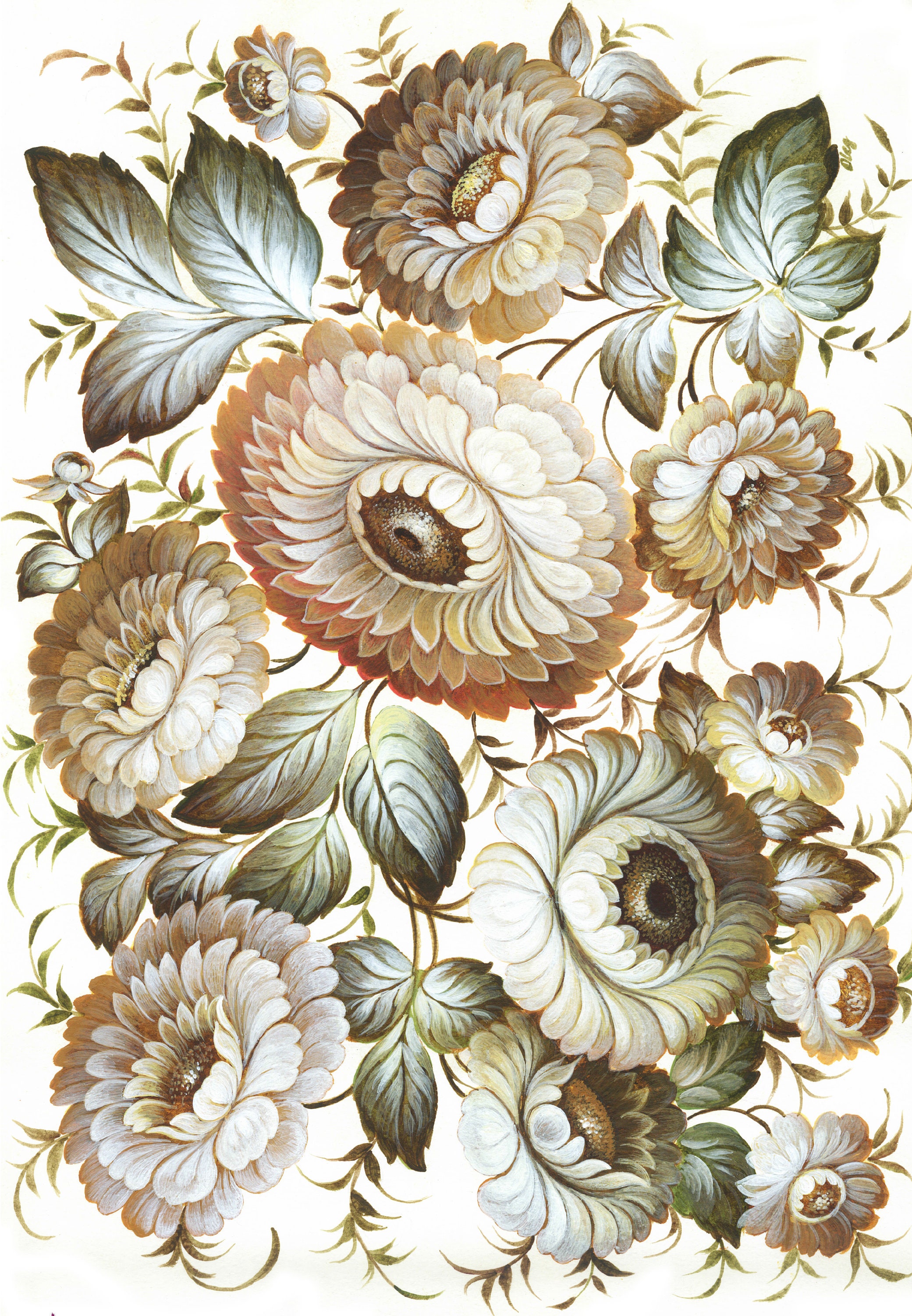 Large Decoupage Paper for Furniture - Decoupage Art - Rice Paper for Decoupage - Decoupage ...