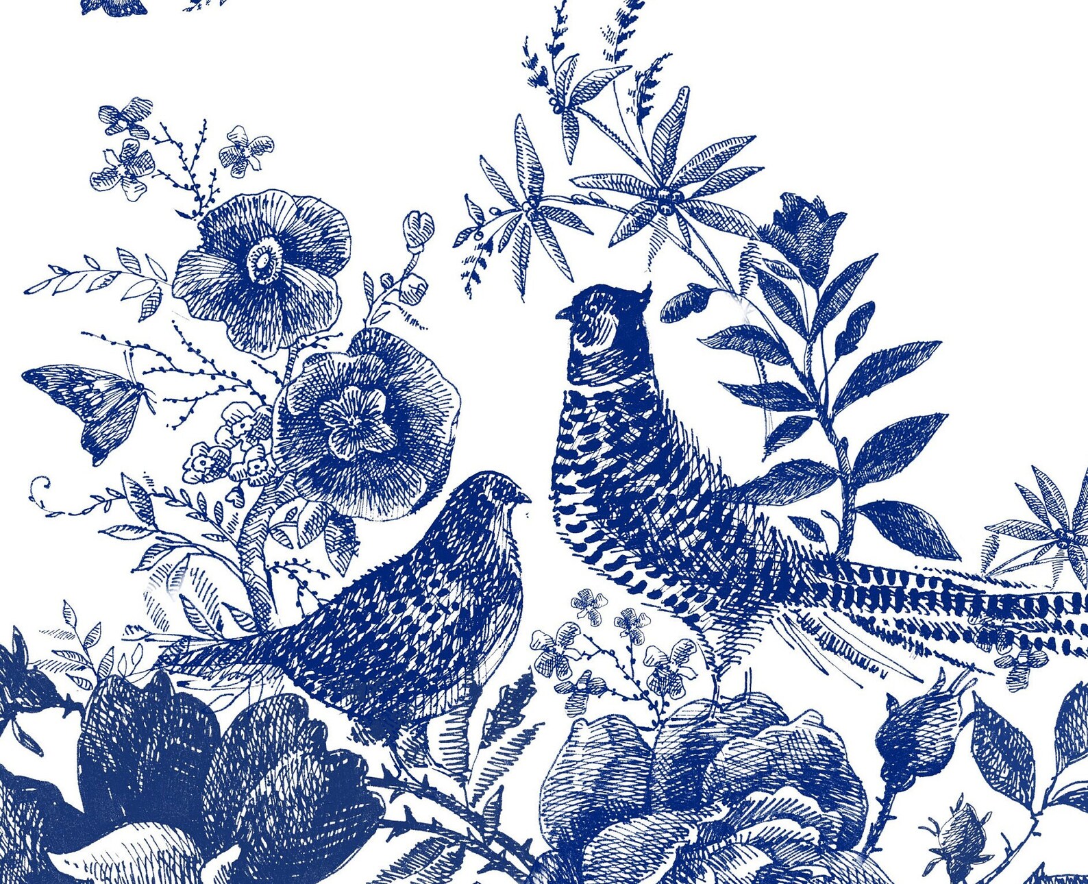 Blue Decoupage Paper for Furniture - Rice Paper Decoupage - Large ...