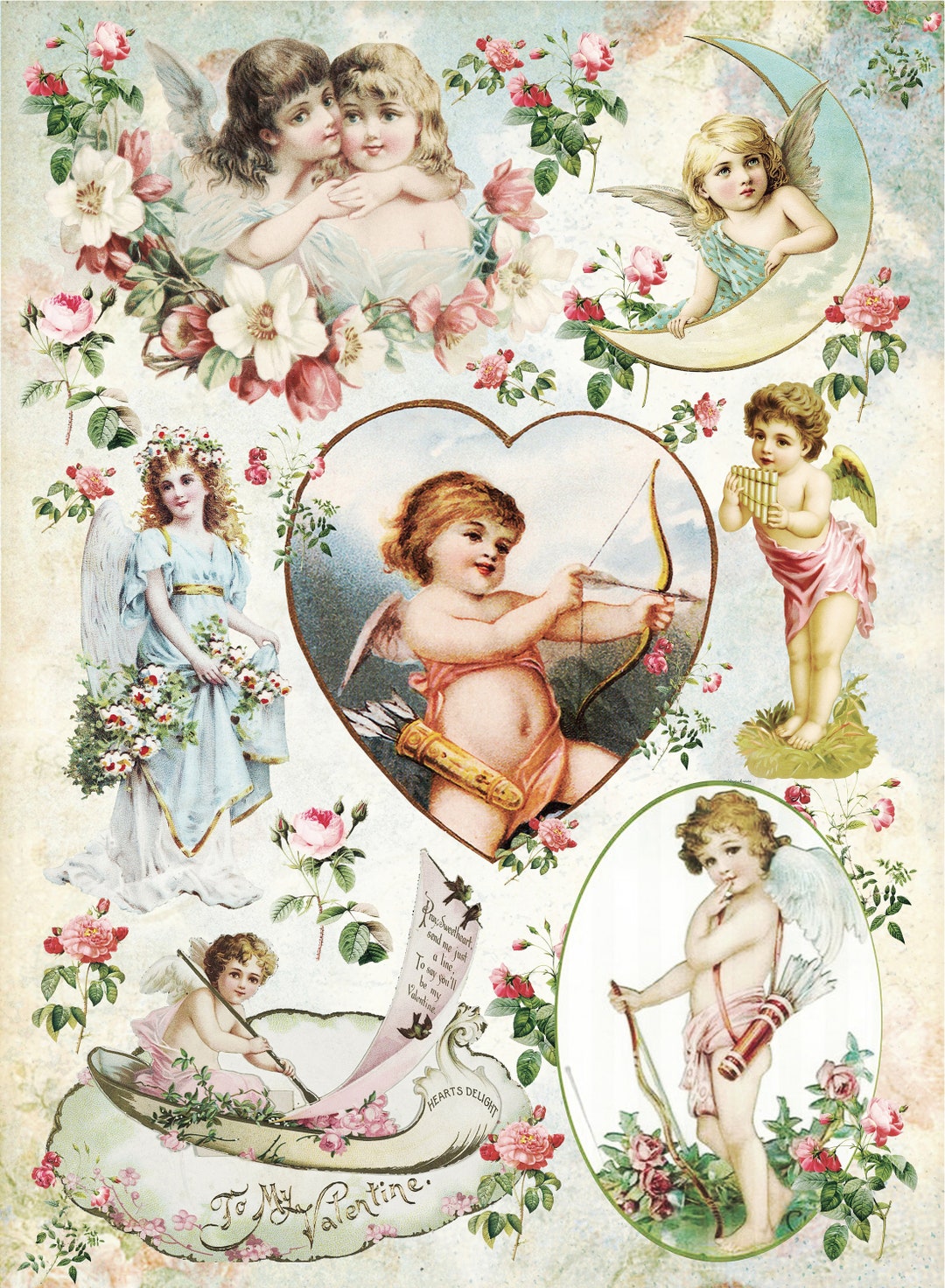 Large Decoupage Paper - Decoupage Art - Rice Paper for Decoupage ...