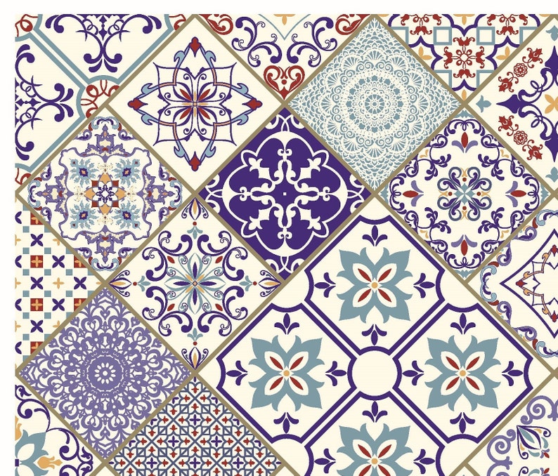 Authentic Pattern - Large Decoupage for Furniture - Rice Paper ...