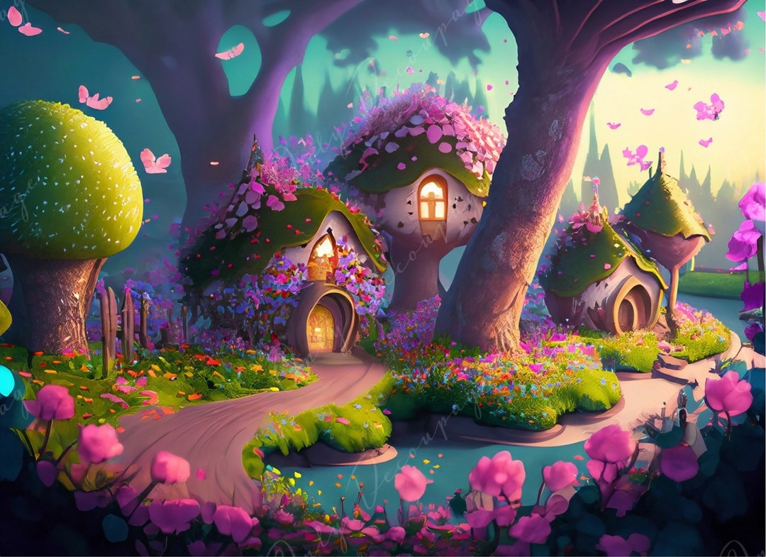 Decoupage Paper - Village - Rice Paper Decoupage - Farmhouse ...