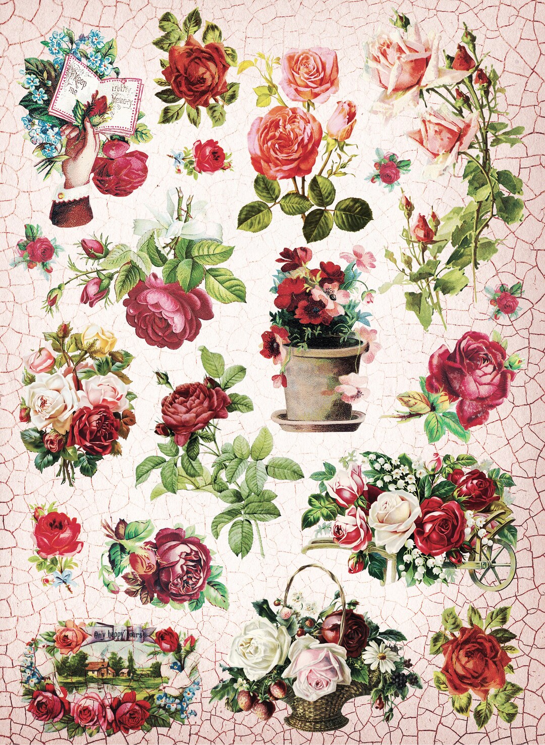 Large Decoupage Paper - Decoupage Art - Rice Paper for Decoupage ...