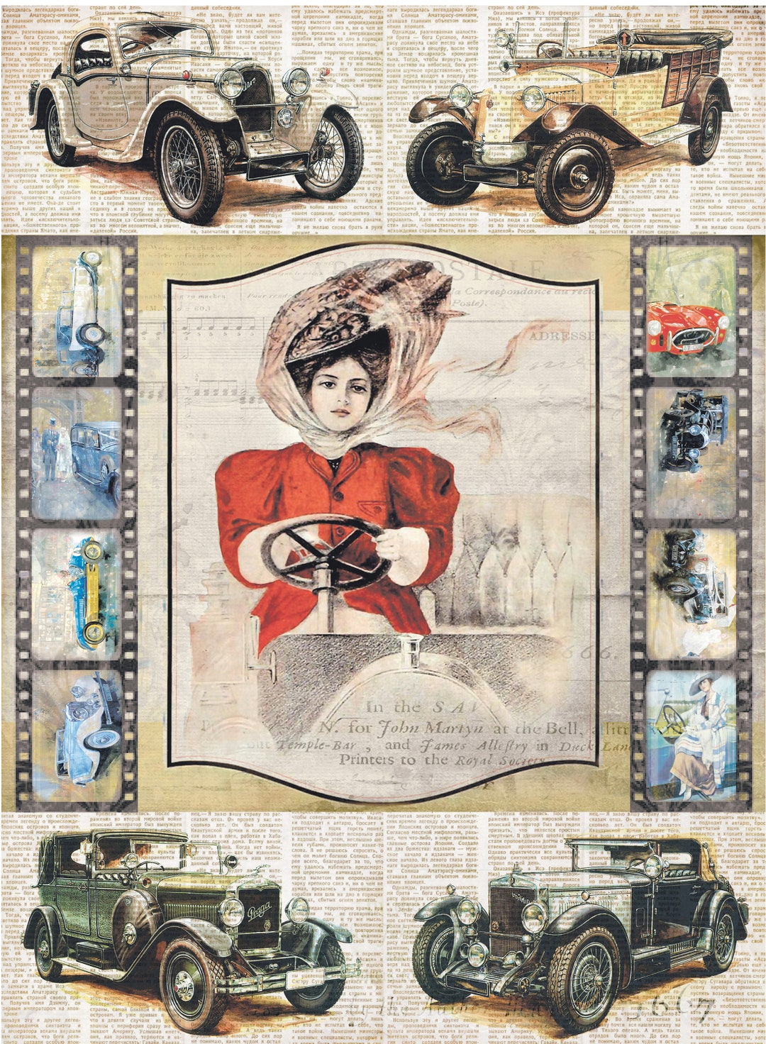 Large Decoupage Paper - Decoupage Art - Rice Paper for Decoupage ...