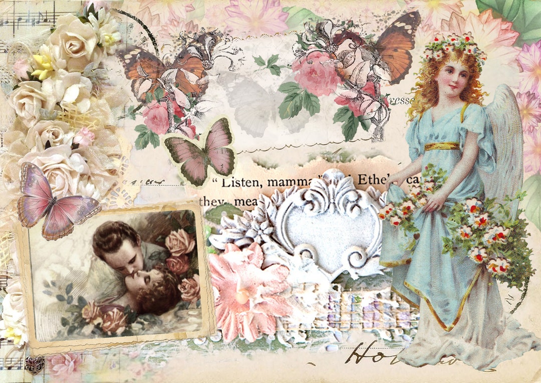 Romance - Large Rice Paper for Decoupage - Furniture Decoupage ...