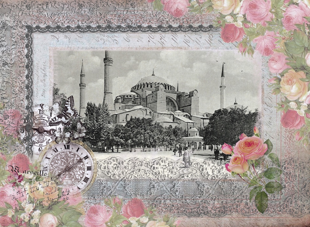 Large Size Rice Paper for Decoupage - Furniture Decoupage - Vintage ...