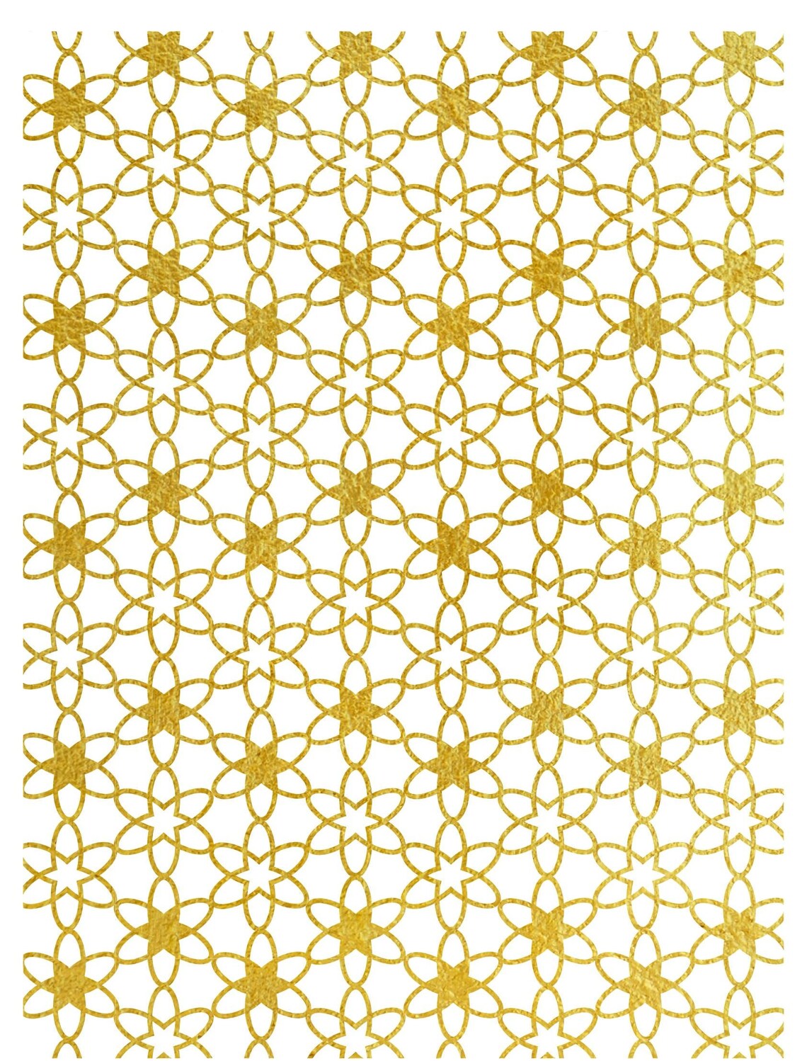 NEW! Gold Metal Leaf Decoupage Paper - A3 Size - Rice Paper With Gold ...