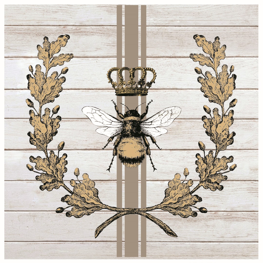 Queen Bee - Handwrite - Large Decoupage Paper for Furniture - Rice ...