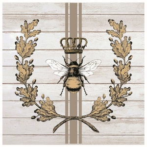 Queen Bee - Handwrite - Large Decoupage Paper for Furniture - Rice ...