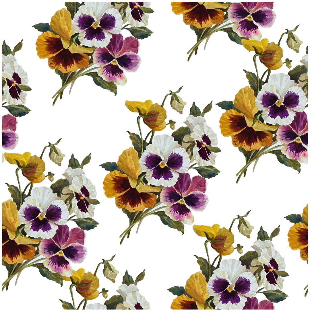 Colorful Violets - Floral Decoupage Paper for Furniture - Floral Craft ...