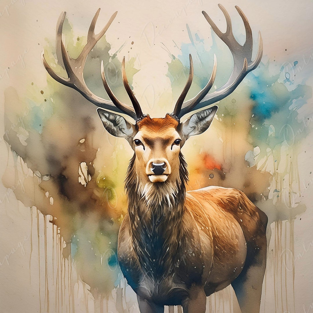 Deer - Decoupage Paper for Furniture - Rice Paper - Decoupage Paper ...