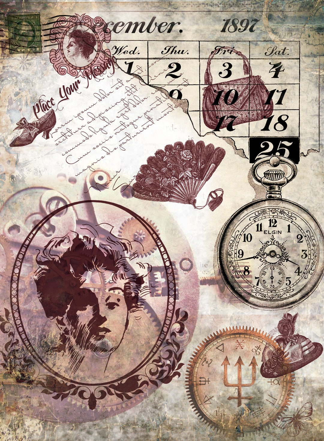 Large Decoupage Paper - Decoupage Art - Rice Paper for Decoupage - Decoupage Transfers - Etsy