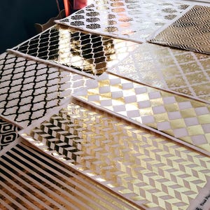 NEW! Gold Metal Leaf Decoupage Paper - A3 Size - Rice Paper With Gold ...