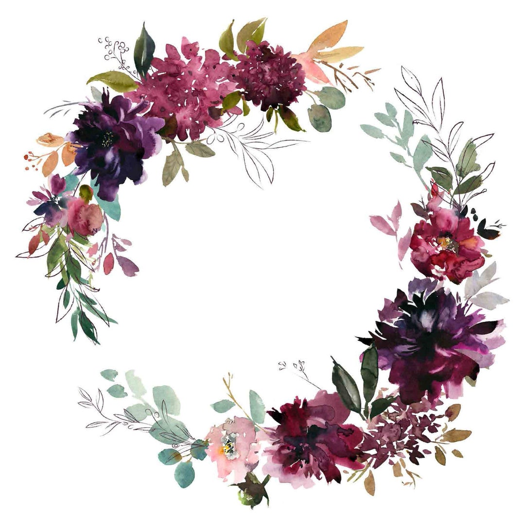 Watercolor Floral Rice Paper - Vintage Decoupage Paper for Furniture ...