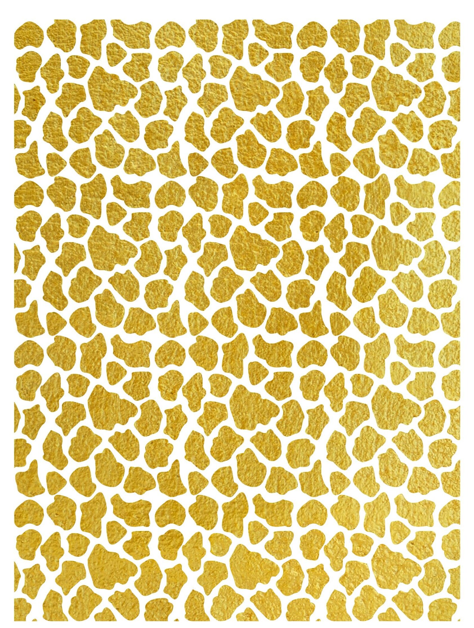 NEW! Gold Metal Leaf Decoupage Paper - A3 Size - Rice Paper With Gold ...
