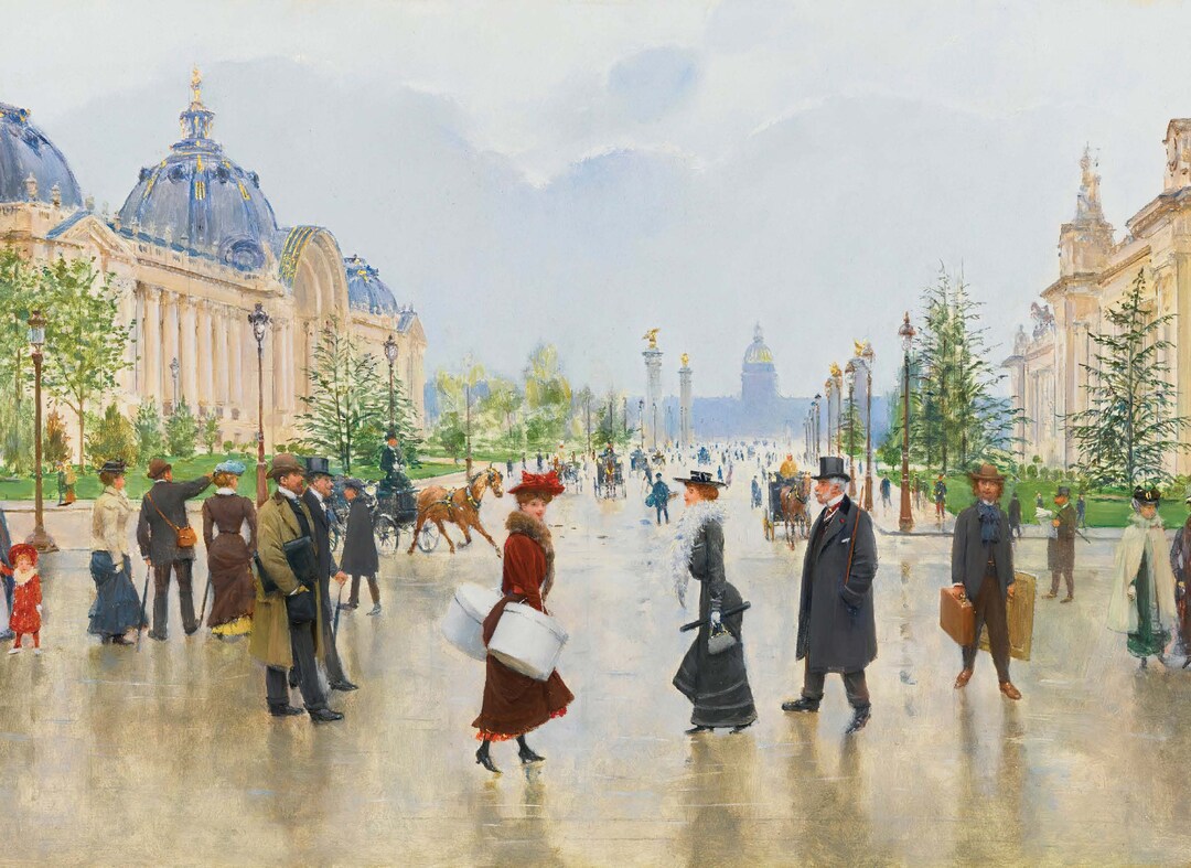 People - Square - Rice Paper for Decoupage - Vintage Decoupage ...