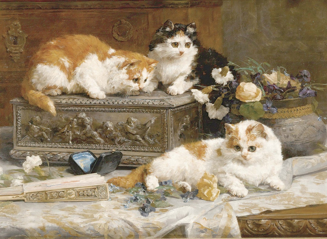Kittens - Decoupage Paper for Furniture - Rice Paper - Large Decoupage ...