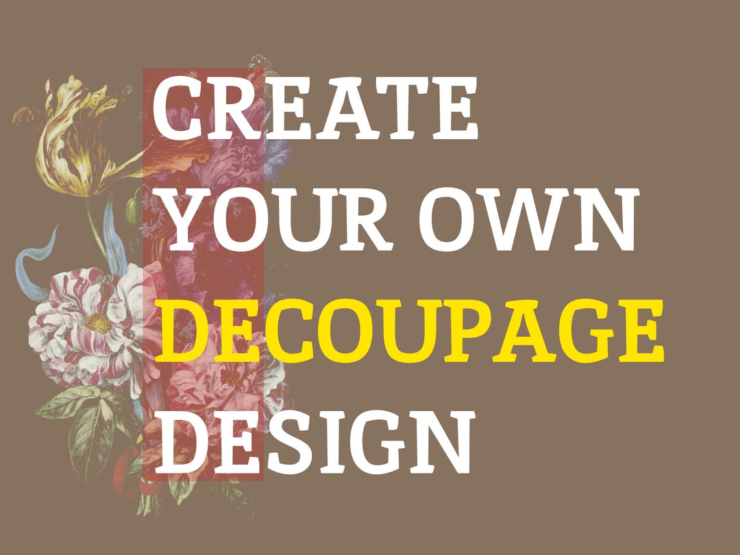 Large Size Custom Decoupage - Personalized Decoupage Paper - High ...