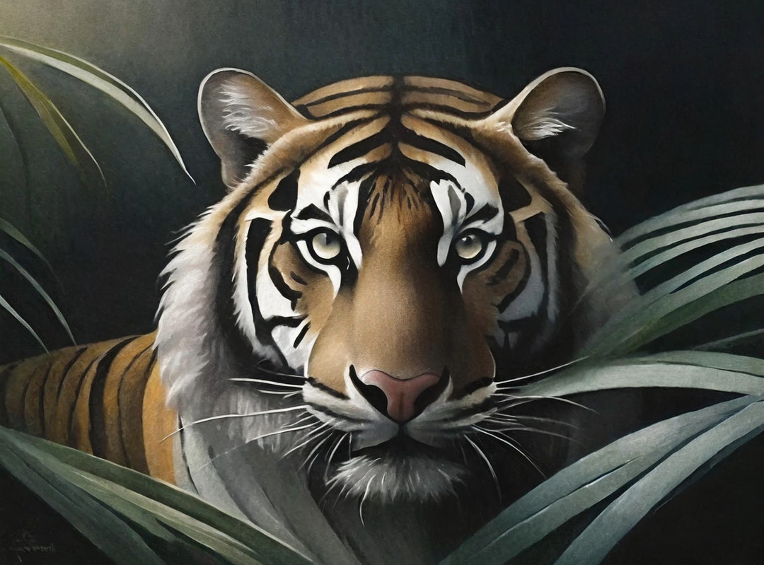 Tiger - Large Decoupage Paper for Furniture - Rice Paper - Decoupage ...