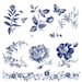 Blue Decoupage Paper for Furniture - Rice Paper Decoupage - Large ...