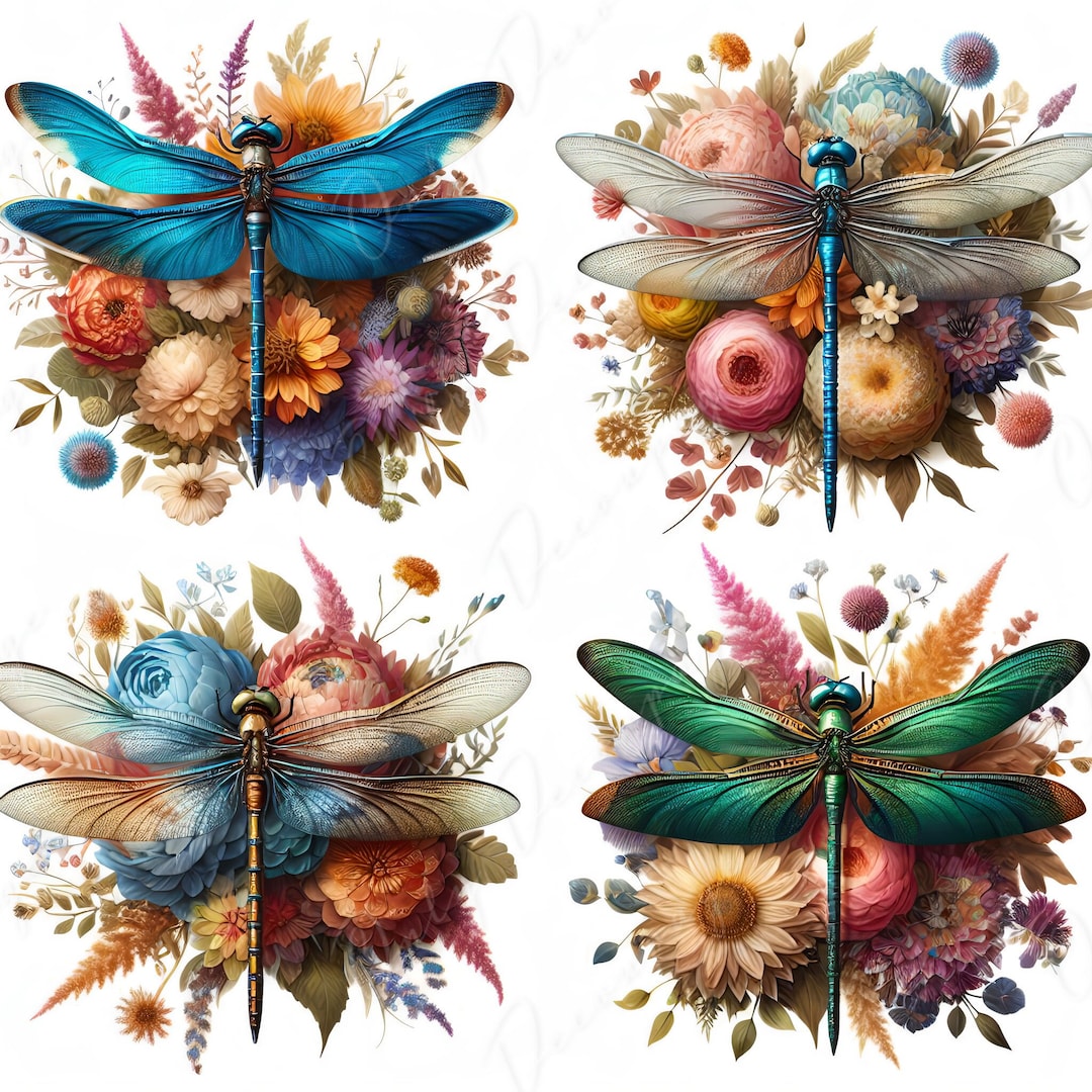 Large Decoupage Paper for Furniture - Dragonfly - Rice Paper ...