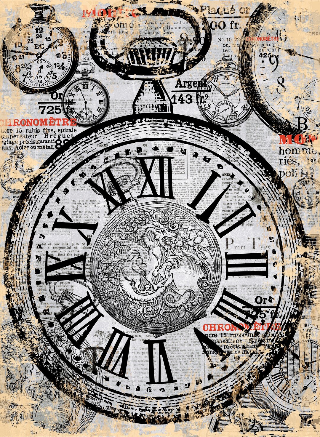 Large Decoupage Paper - Decoupage Art - Rice Paper for Decoupage ...