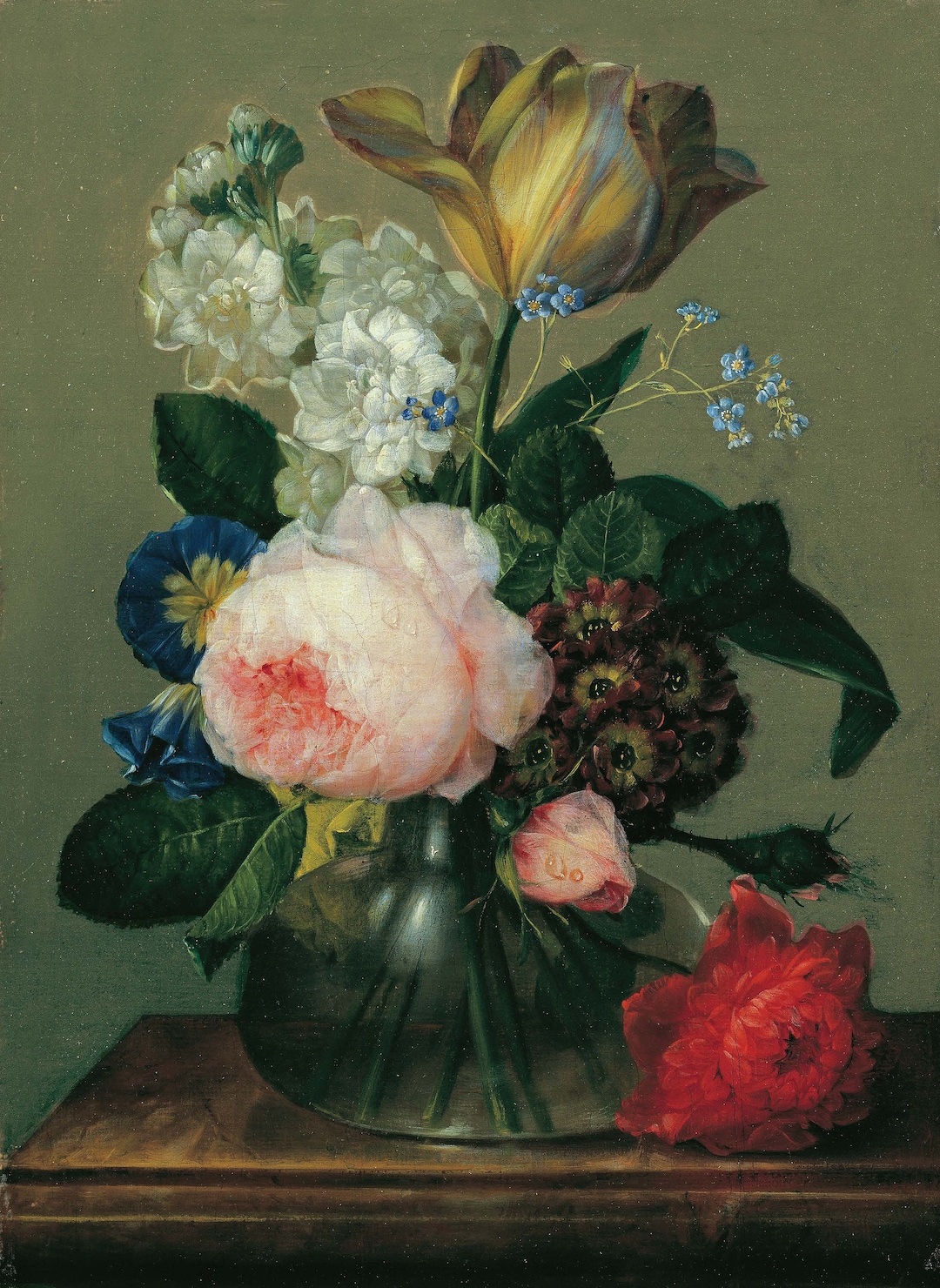 Large Size Decoupage Paper for Furniture - Flowers - Rice Paper for ...