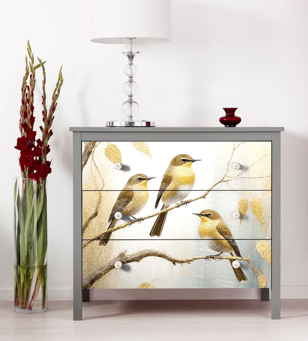 Large Decoupage Paper for Furniture - Rice Paper - Golden Autumn ...