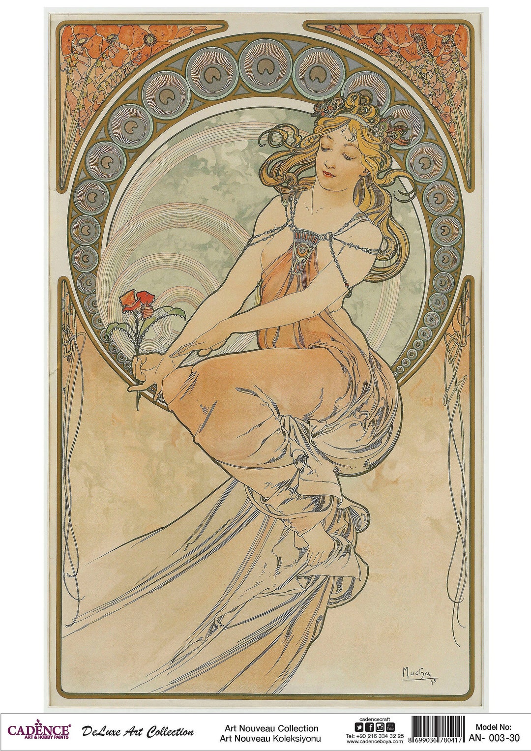 Helen - Moon - Astrology - Ancient Greek Decorative Decoupage Paper ...