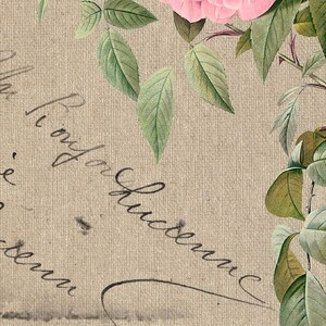 Post Card - Large Rice Paper for Decoupage - Furniture Decoupage ...