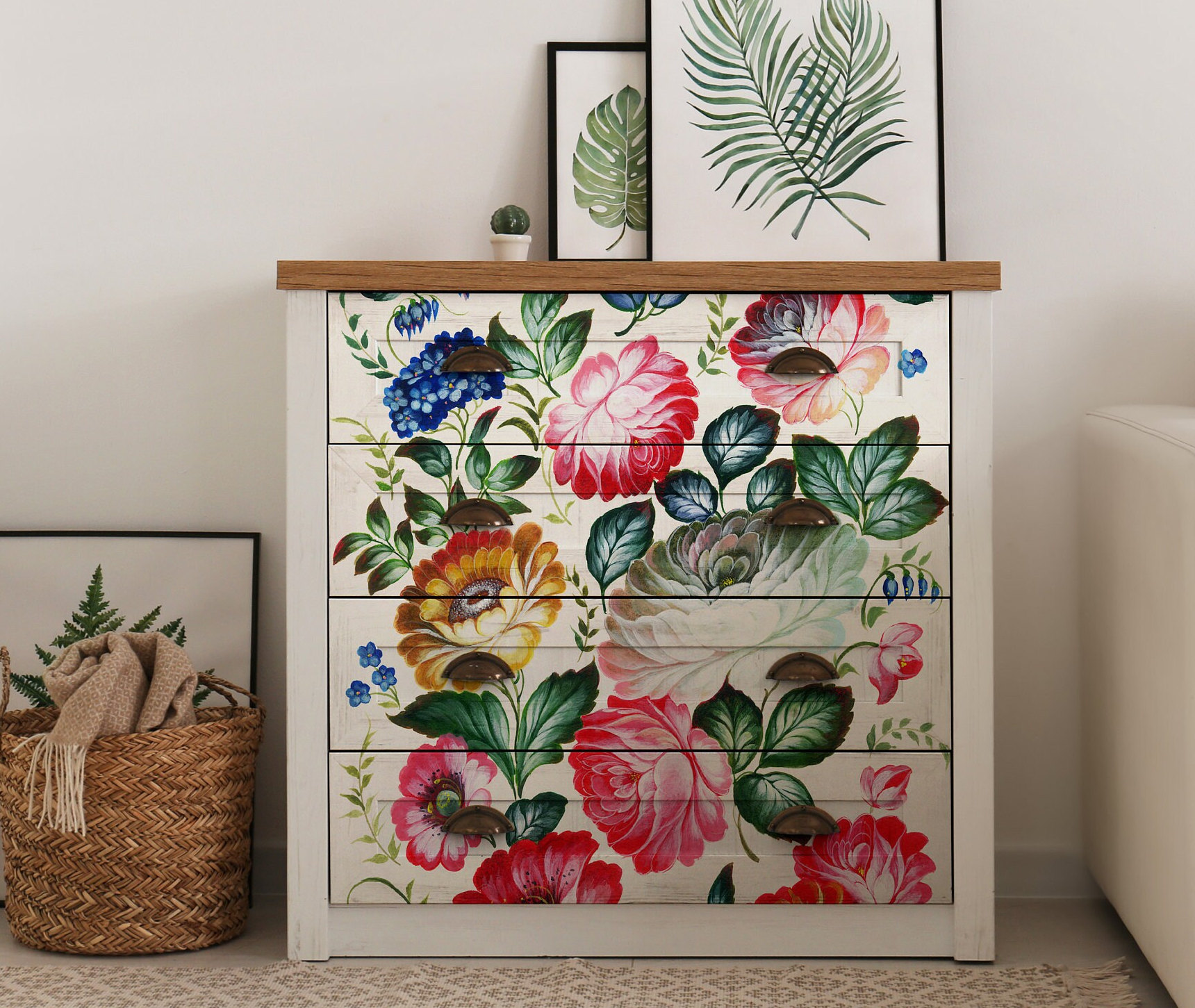 Large Decoupage Paper for Furniture - Decoupage Art - Rice Paper for ...