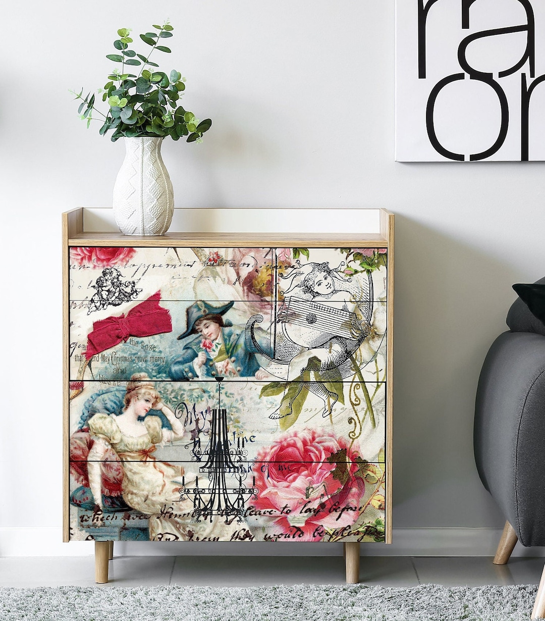 Large Decoupage Paper - Decoupage Art - Rice Paper for Decoupage ...