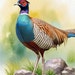 Large Decoupage Paper for Furniture - Pheasant - Rice Paper - Decoupage ...