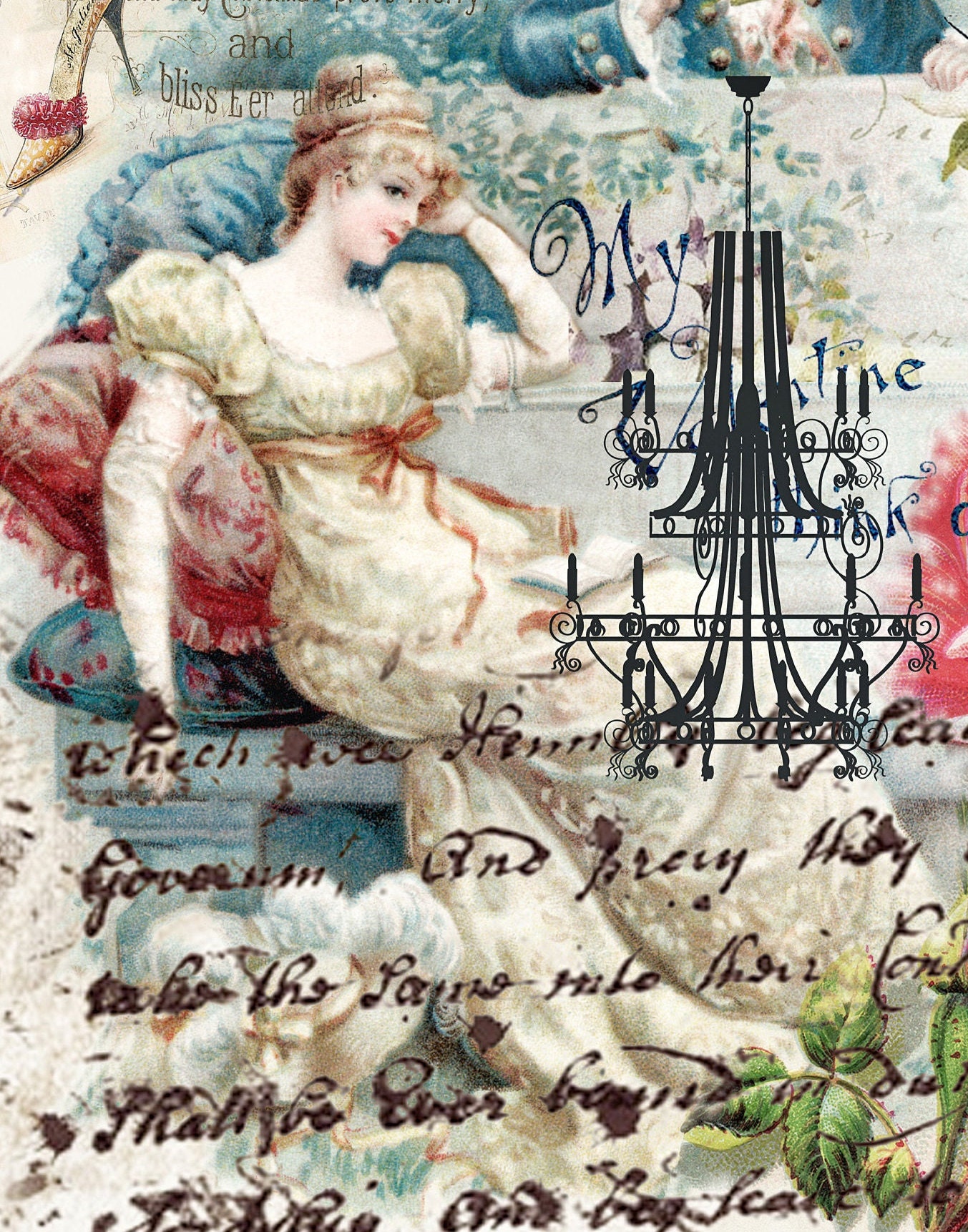 Large Decoupage Paper - Decoupage Art - Rice Paper for Decoupage ...