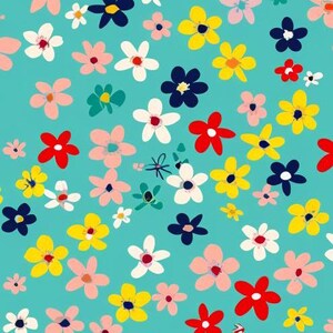 Decoupage Paper - Repeating Pattern - Floral Decorative Paper - 6 Size ...