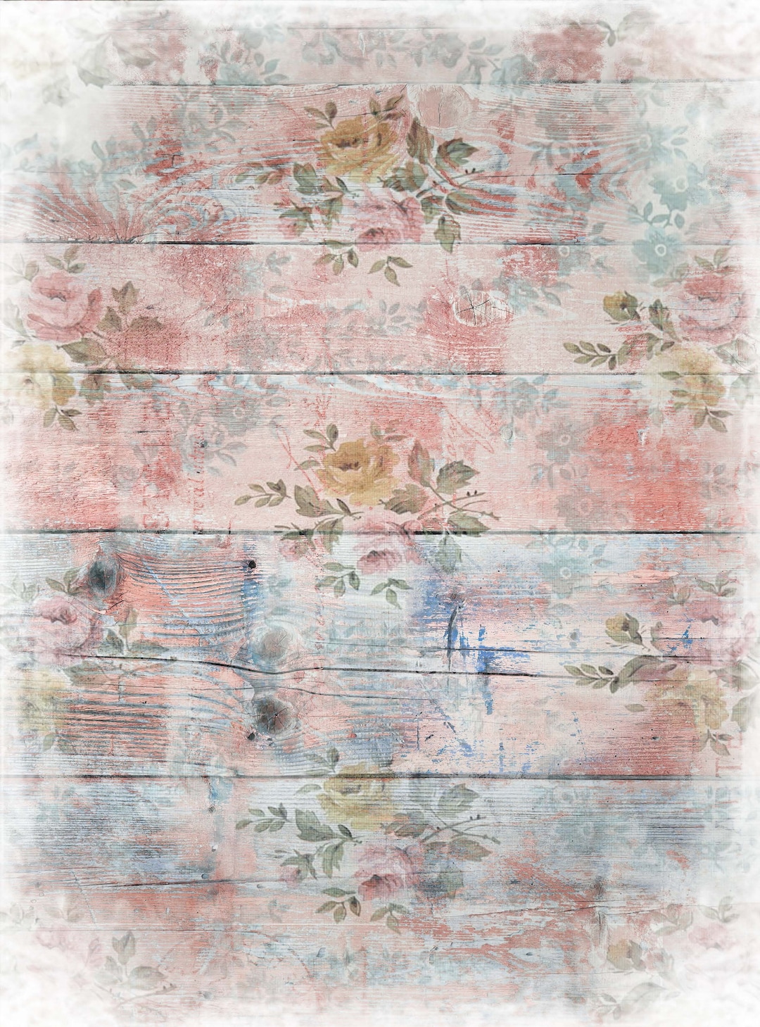 Large Rice Paper for Decoupage - Furniture Decoupage - Vintage ...