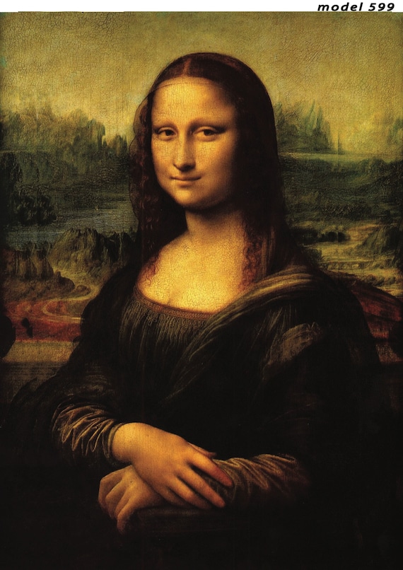 Mona Lisa Decorative Decoupage Paper Rice Paper for - Etsy