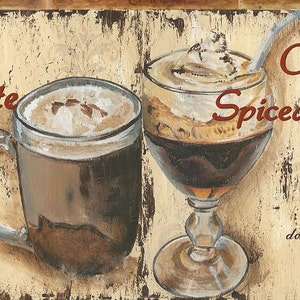 Coffee Vintage Decoupage Paper - Decoupage Art - Large Size Rice Paper ...