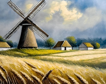 Decoupage Paper Village Rice Paper Decoupage Farmhouse Decoupage Paper ...